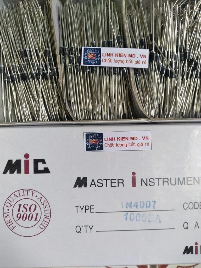 1N4007 Diode chỉnh lưu 1A 1000V chính hãng MIC (10c) – Linh kiện MD ...